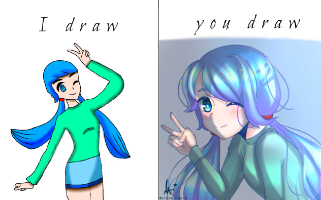 I draw you draw collab ! - ibisPaint
