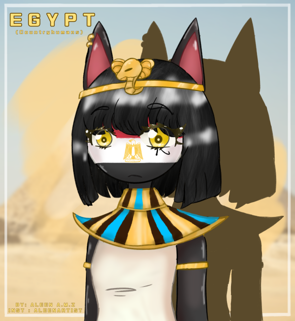 Countryhumans Egypt (female)🇪🇬 - ibisPaint