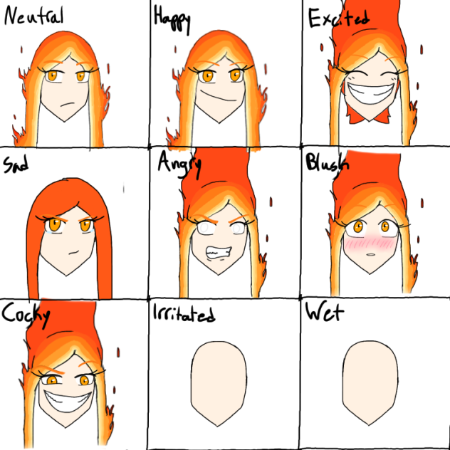 Ash emotions - ibisPaint