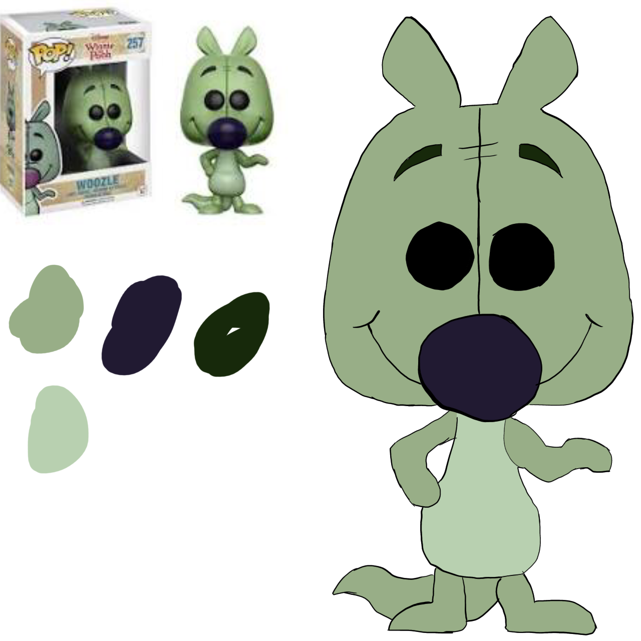 Woozle From Winnie The Pooh - ibisPaint