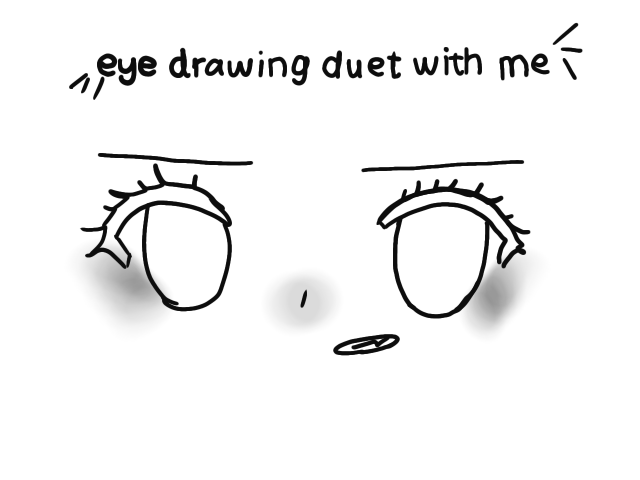 Eyes duet collab - ibisPaint