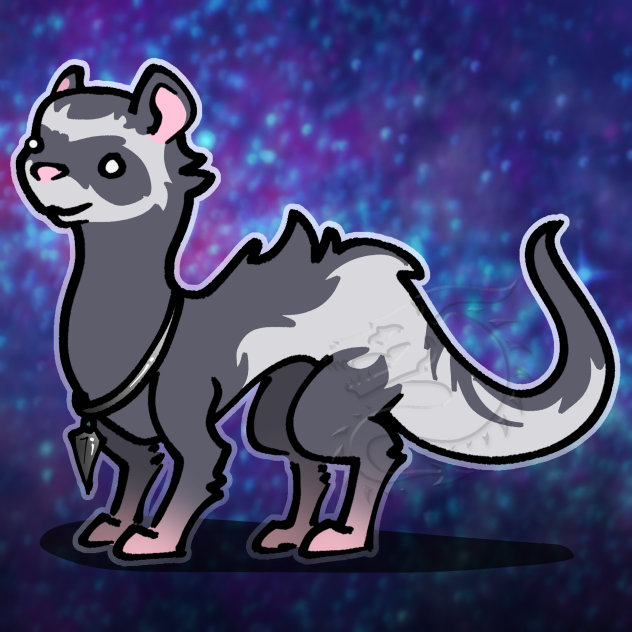 Grey Ferret - ibisPaint