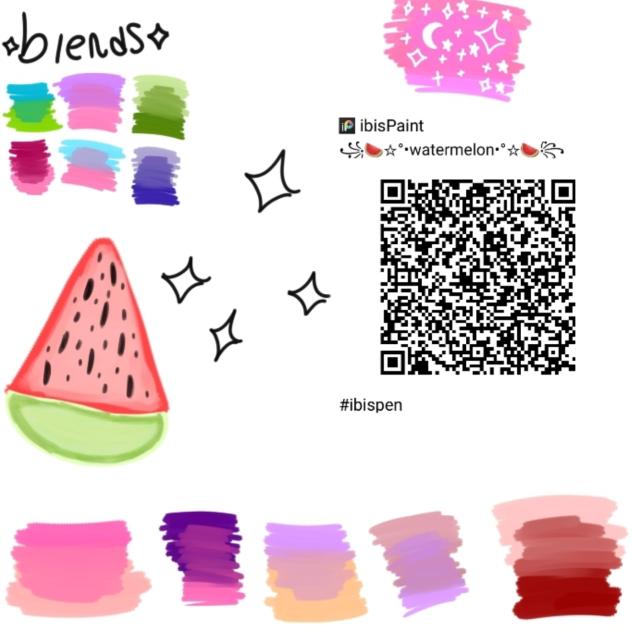 !🍉𝚠𝚊𝚝𝚎𝚛𝚖𝚎𝚕𝚘𝚗🍉! - ibisPaint
