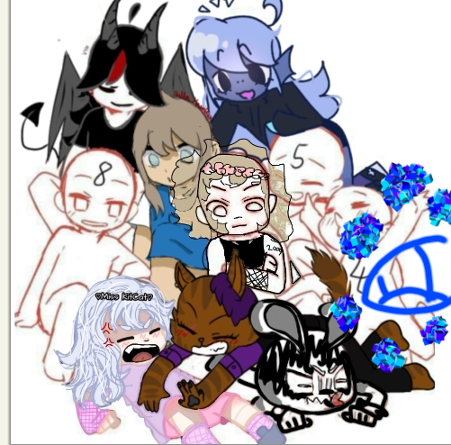 friend group colab - ibisPaint