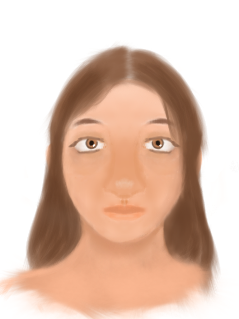 A kind hearted beautiful lady - ibisPaint