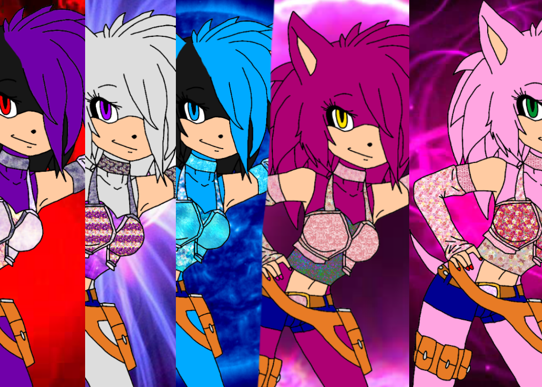 Amy Mary Becky Olivia And Sharon - ibisPaint