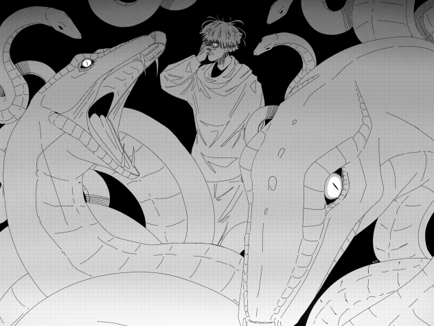 Hebi and his snakes - ibisPaint