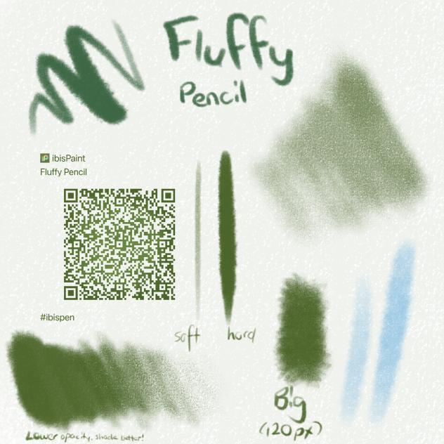 Fluffy Pencil - ibisPaint