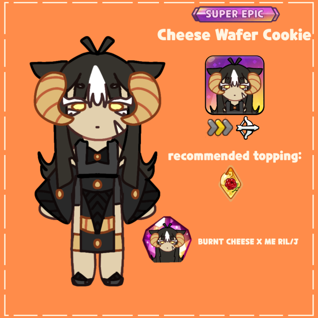Cheese Wafer Cookie (CR OC) - ibisPaint