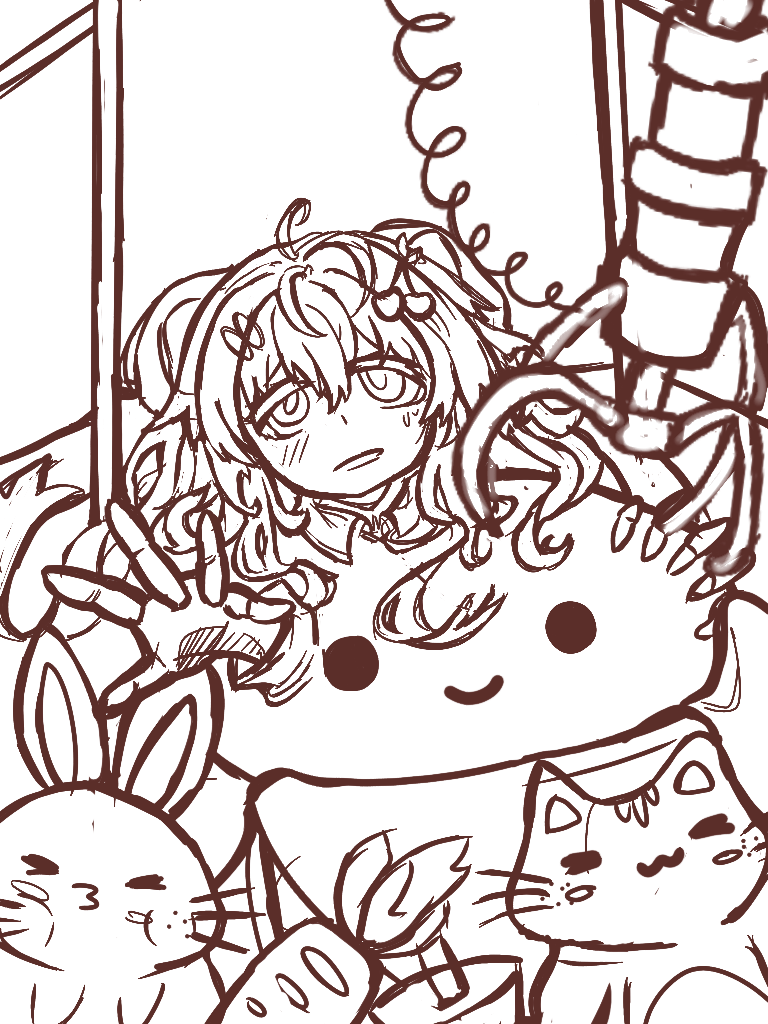 Line art practice 2 - ibisPaint