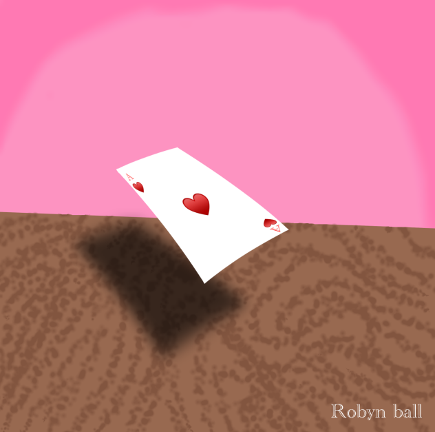 Floating ace card - ibisPaint
