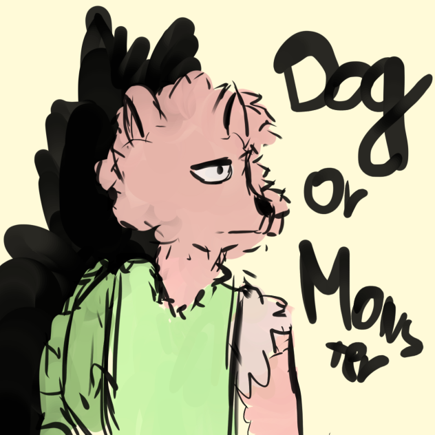 Dog or monster - ibisPaint