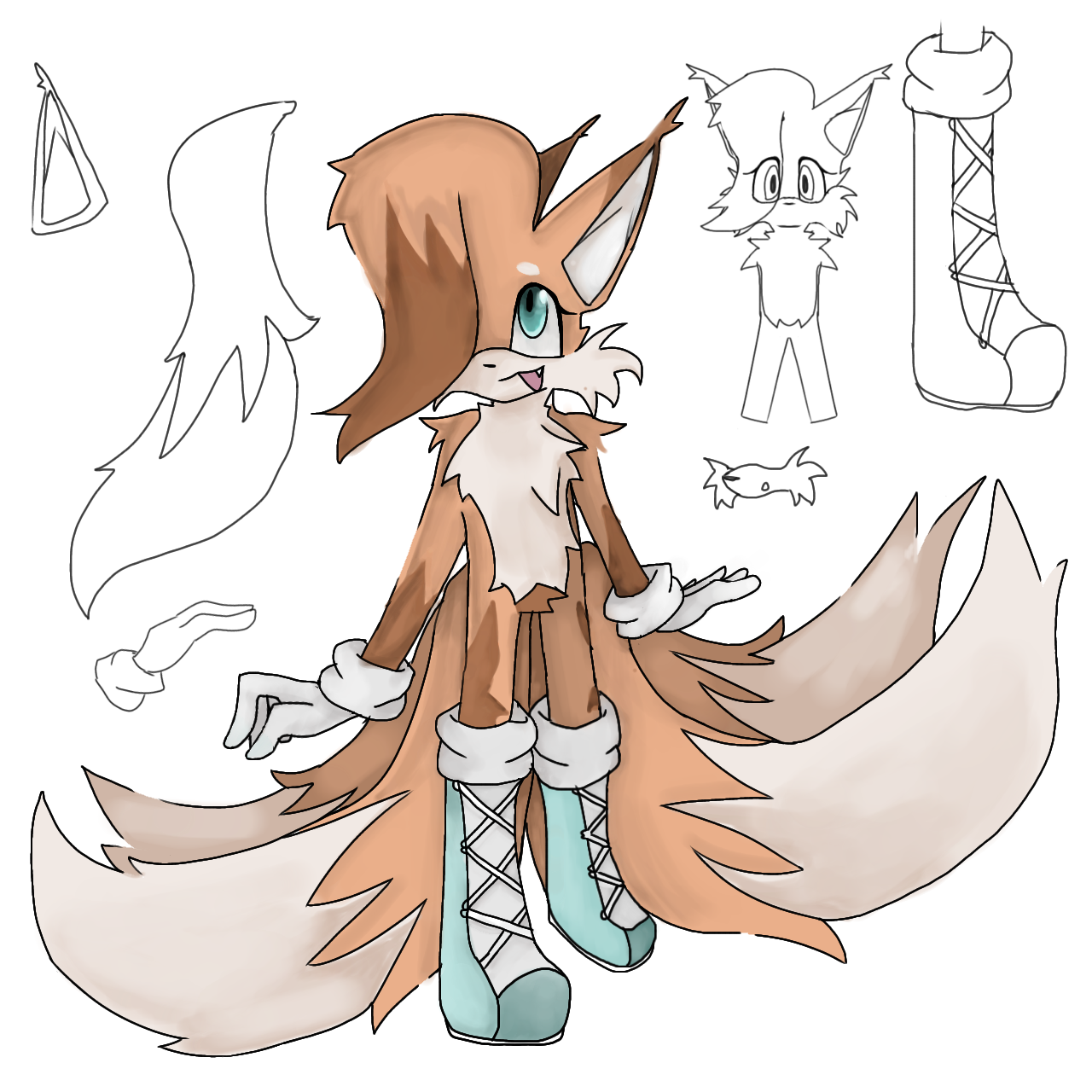 Tuft the kitsune - ibisPaint