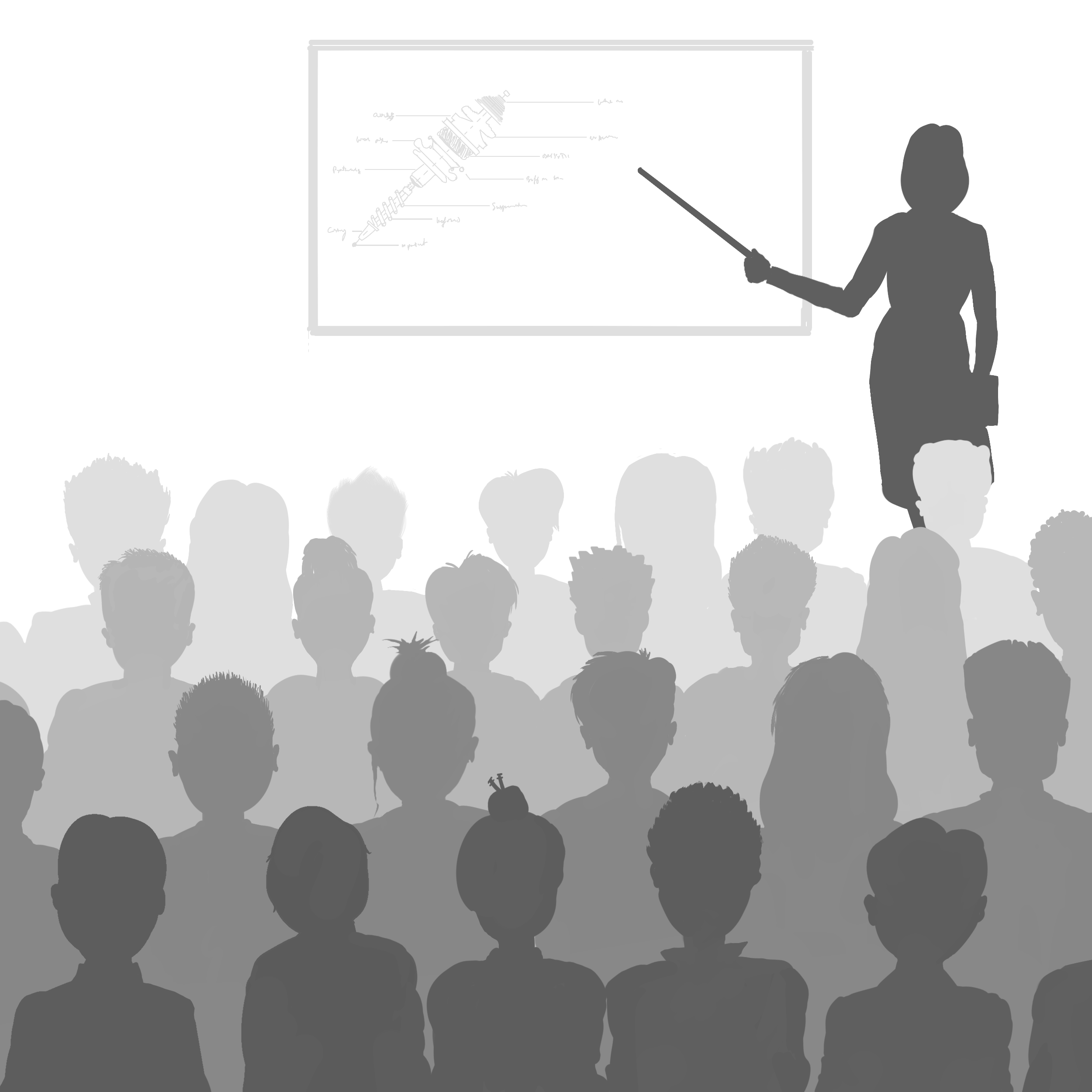 Classroom Silhouette - ibisPaint