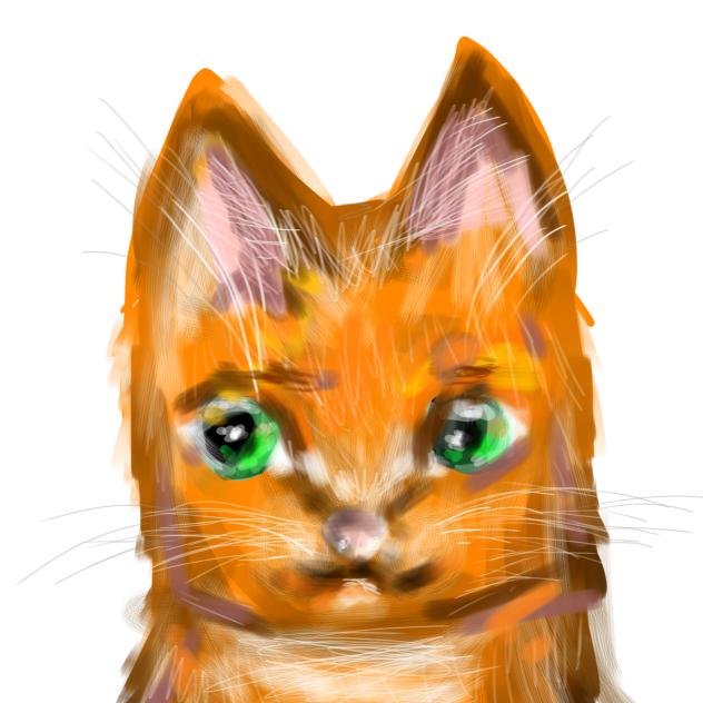 Ginger cat - ibisPaint