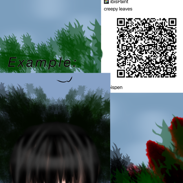 Creepy trees brush - ibisPaint