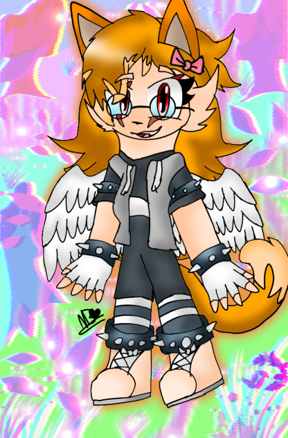 flaky the winged cat🐾🧡 - ibisPaint