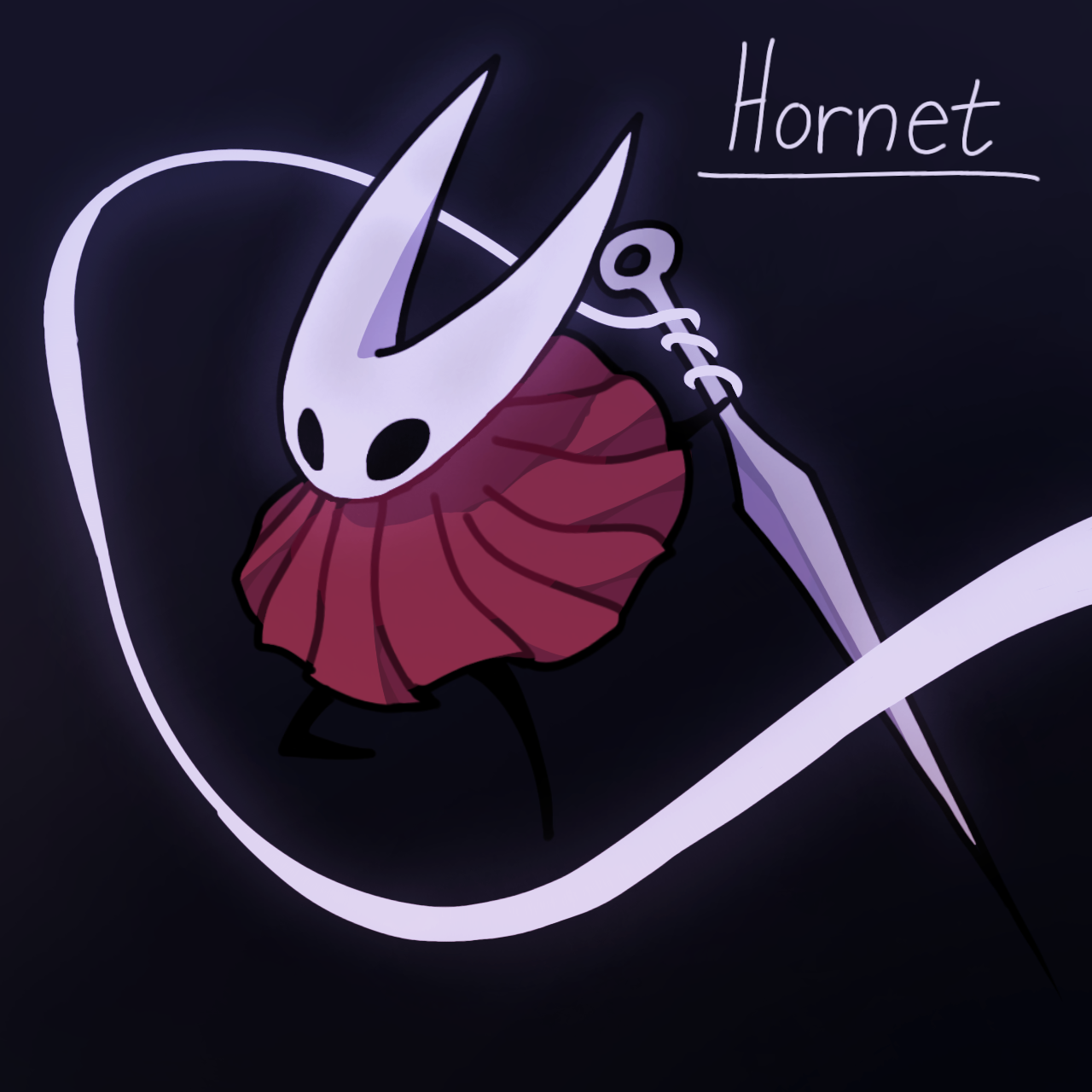 Hornet from Hollow Knight - ibisPaint