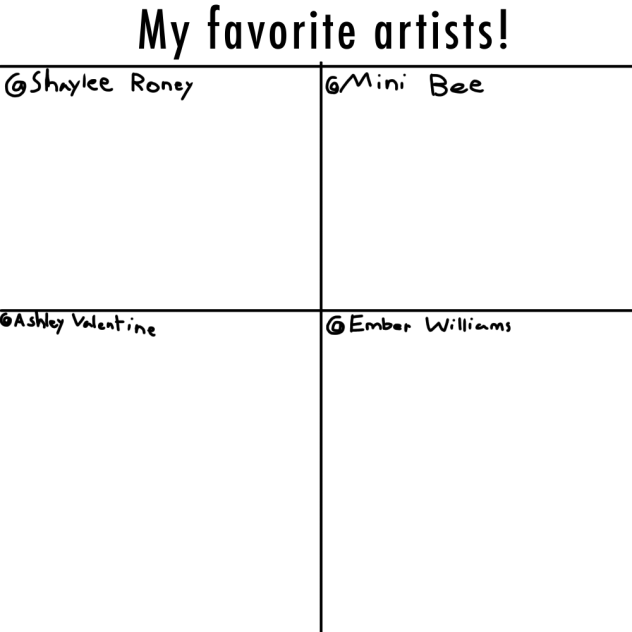 My Favorite Artists - ibisPaint