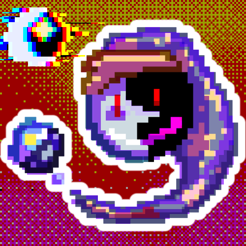 Pixel moon… - ibisPaint