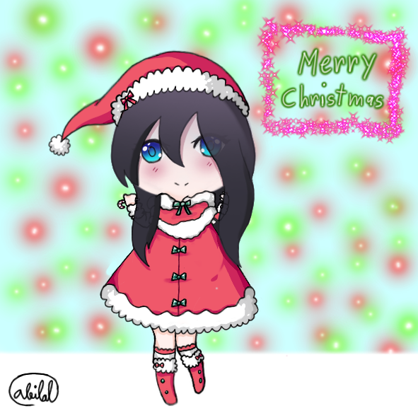 Christmas girl - ibisPaint