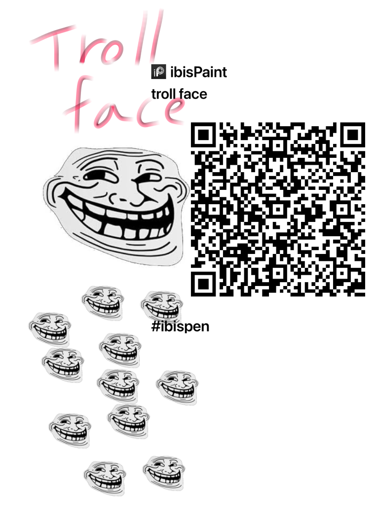 Troll Face brush - ibisPaint