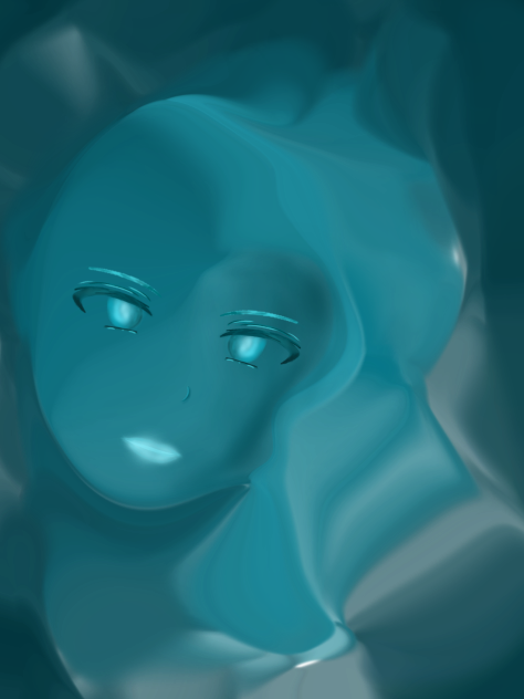Aqua Woman - ibisPaint