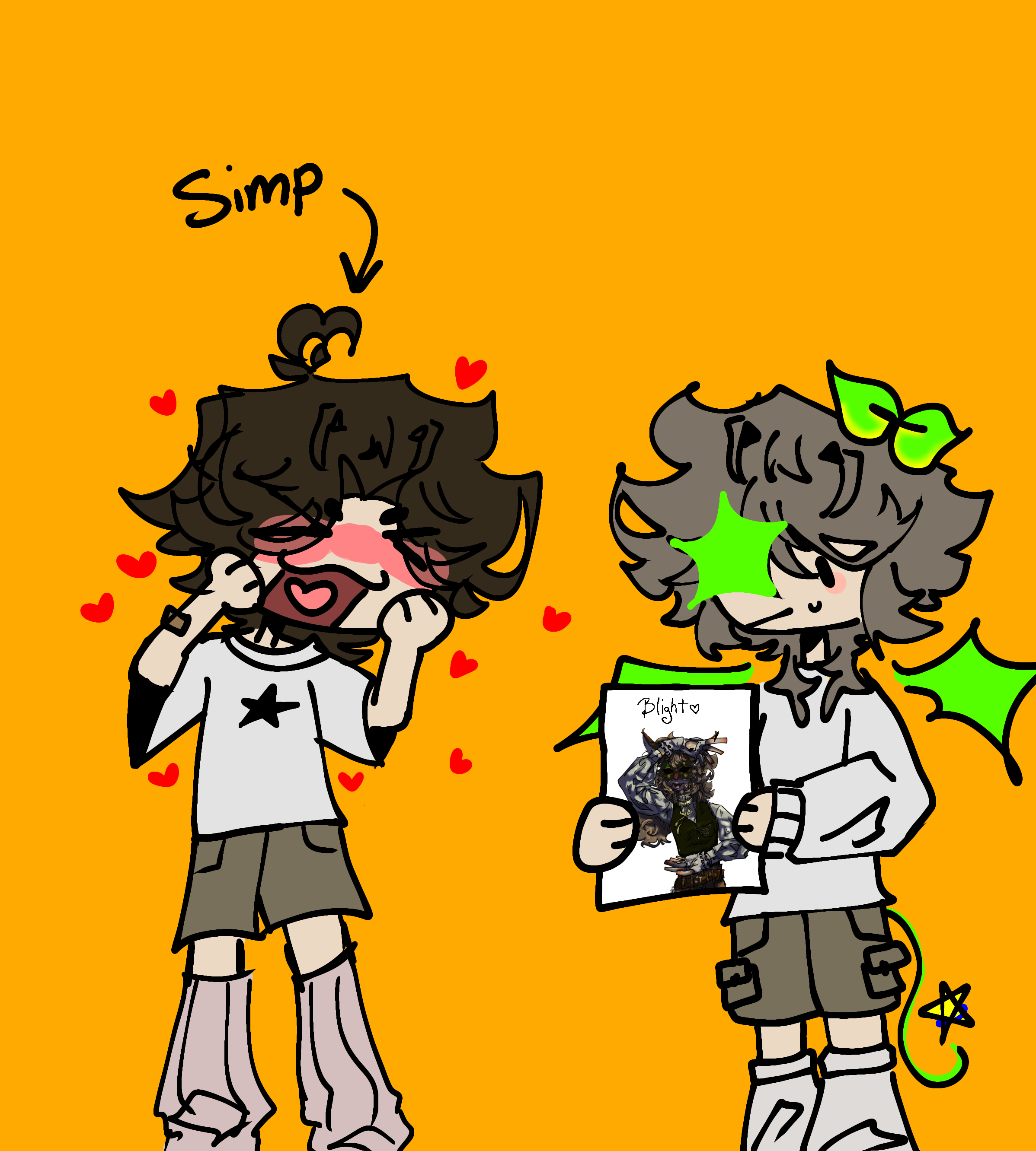 she's a simp - ibisPaint