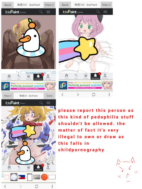 please report this person - ibisPaint
