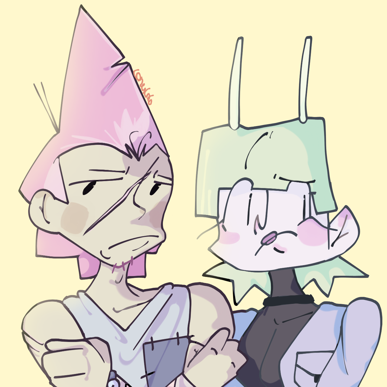 Knify and Chargery from cfmot hum - ibisPaint