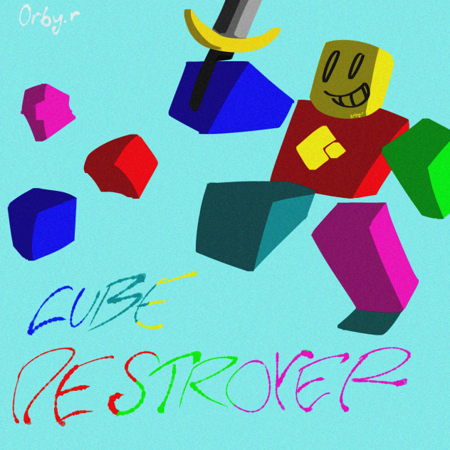 cube destroyer - ibisPaint