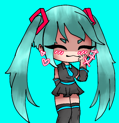 laughing miku - ibisPaint