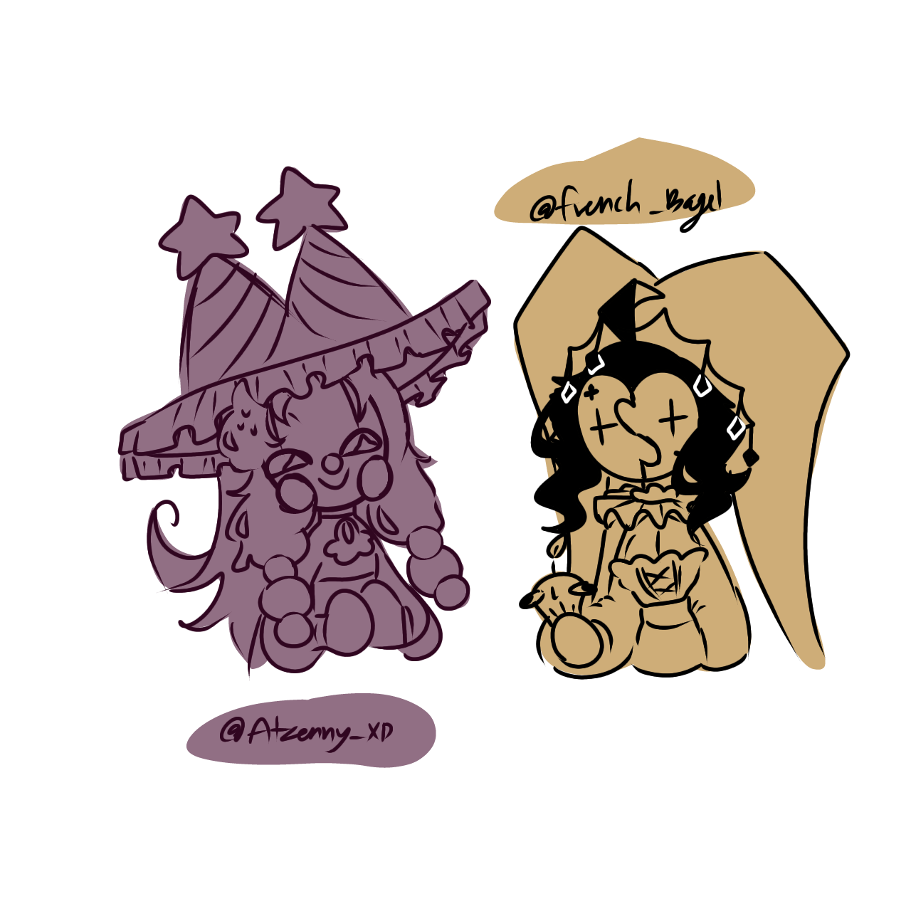 clown buddies - ibisPaint