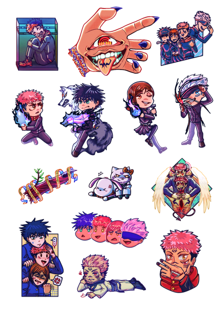 jjk stickers - ibisPaint