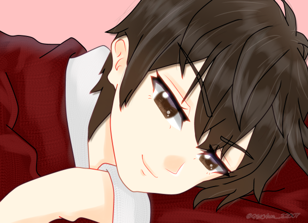 Secretly Staring - ibisPaint