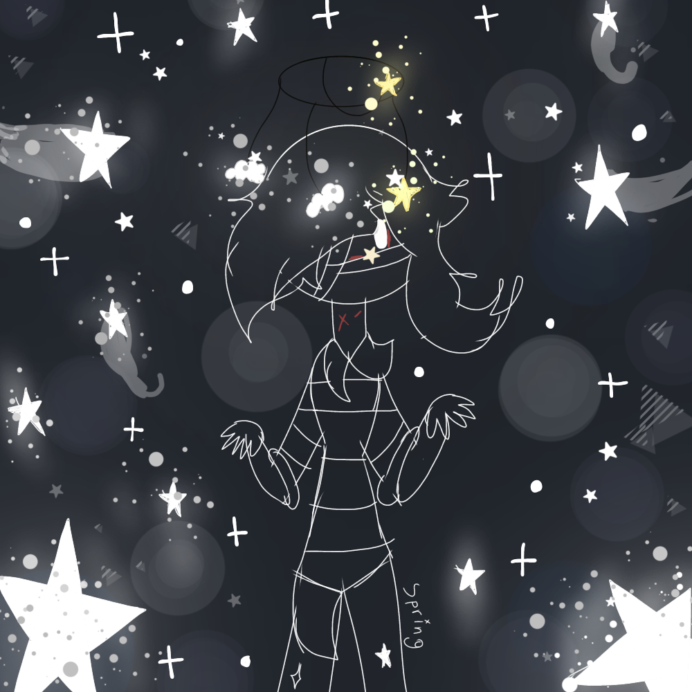 Stars everywhere - ibisPaint