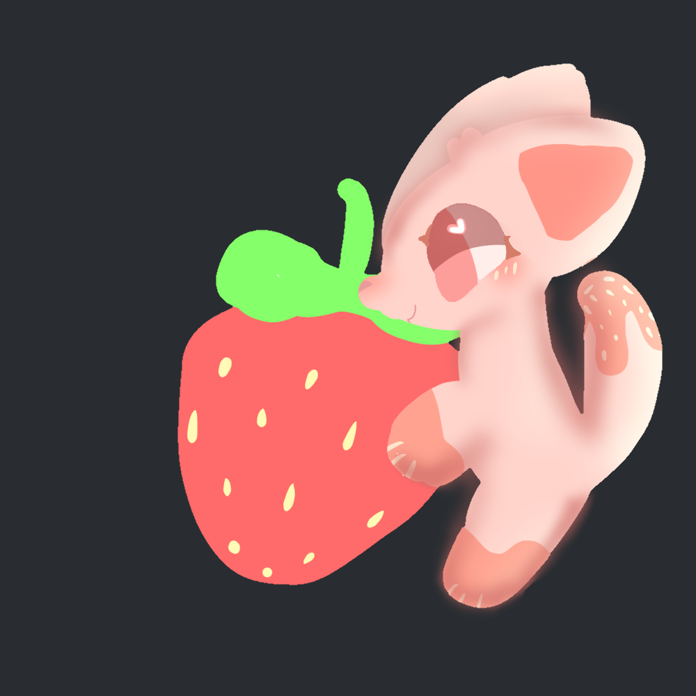 Strawberry pet adopt - ibisPaint