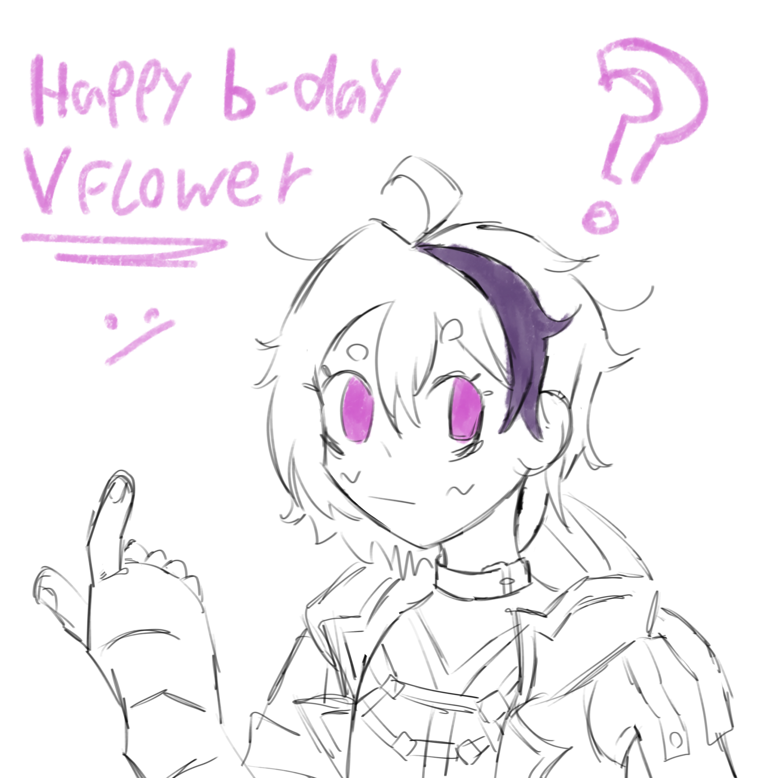 vflower sketchy sketch - ibisPaint