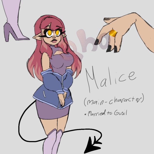 Malice Redesign - ibisPaint