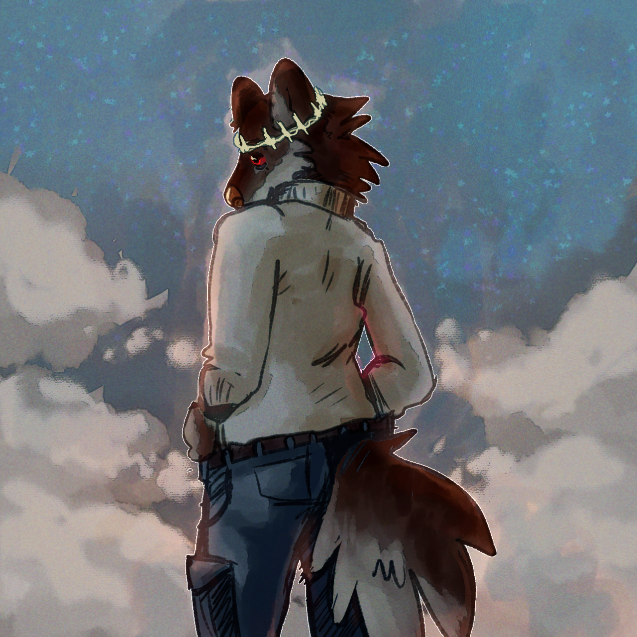 follow me where I walk - ibisPaint