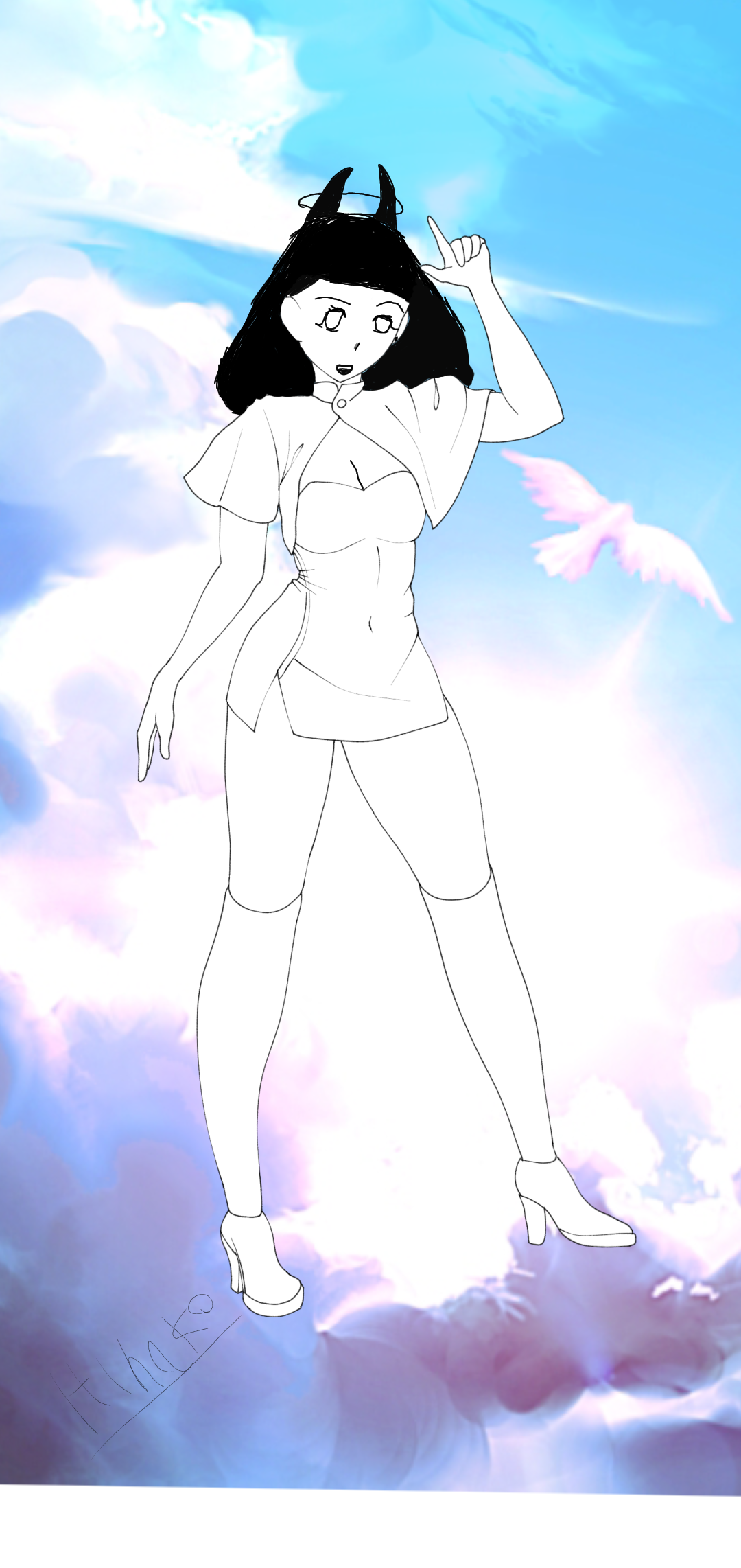 light and dark - ibisPaint