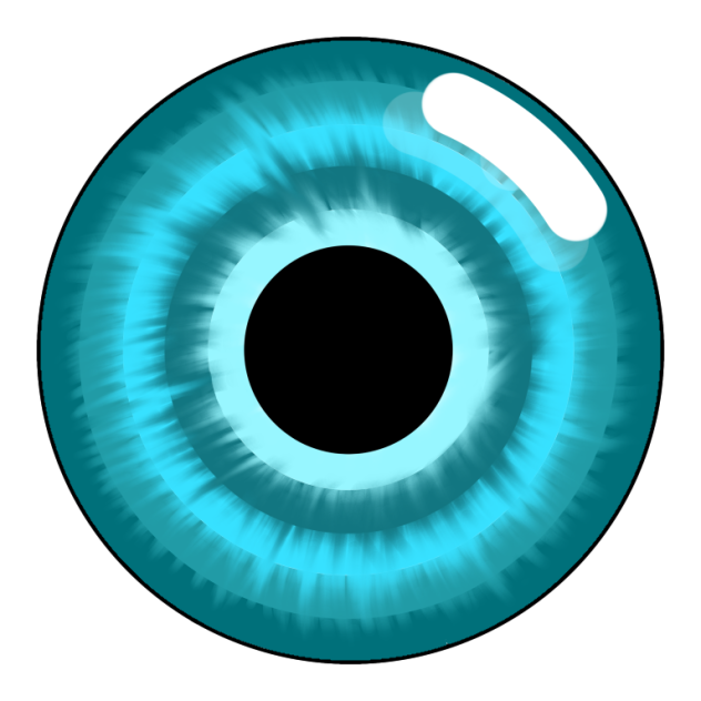 Teal eye - ibisPaint