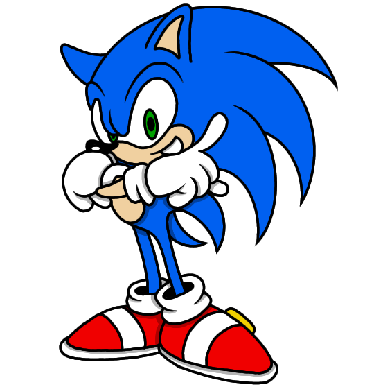 sonic pose - ibisPaint