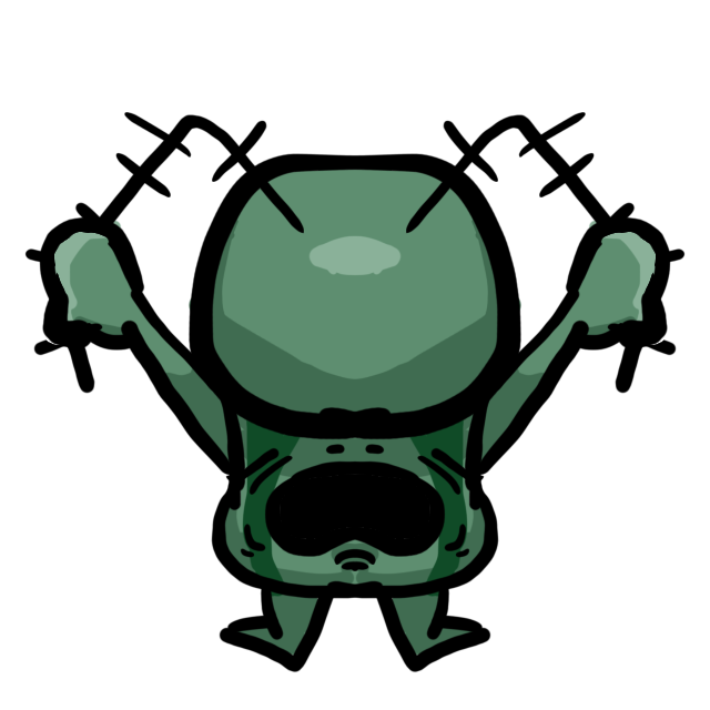 Plankton Screaming - ibisPaint