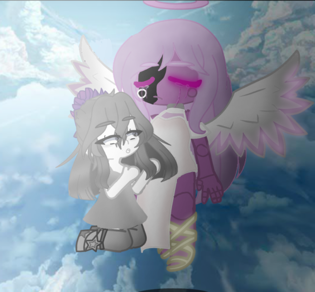 Golden hour pinkdrop OC and YN - ibisPaint