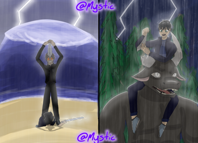 Percy Jackson—School Assignment - ibisPaint