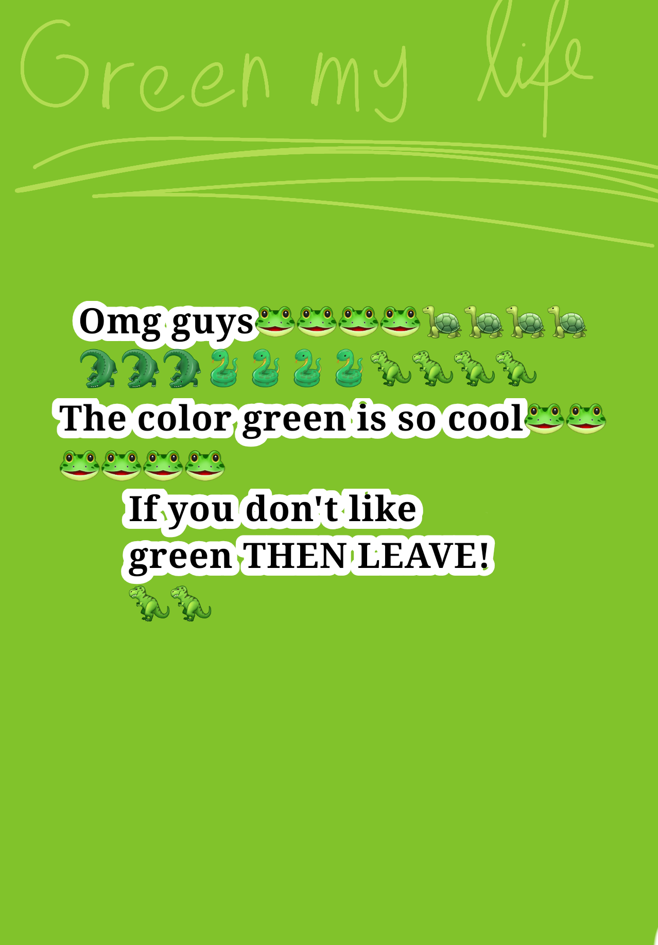 Pov Emily finds out about green - ibisPaint