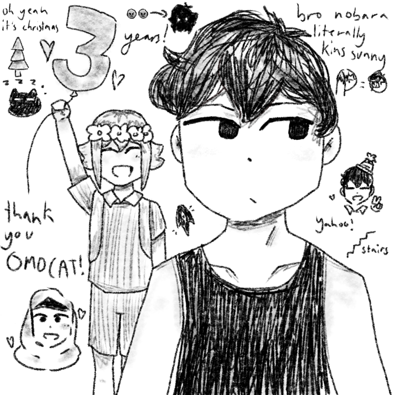 Happy birthday, OMORI! - ibisPaint
