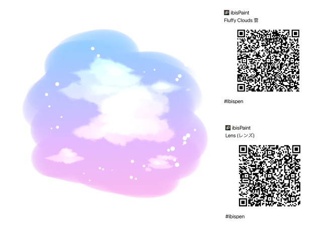 Clouds Brush - ibisPaint