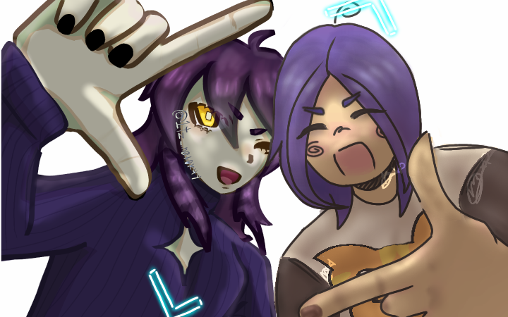 Digital Photo Art Collab With the Pooks! - ibisPaint